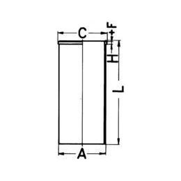 KOLBENSCHMIDT Zylinderlaufbuchse 89850190