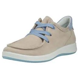 Sneaker Ara "Ara Sneaker Veloursleder", Damen, Gr. 39, beige, blau, Veloursleder, Schuhe Sneaker