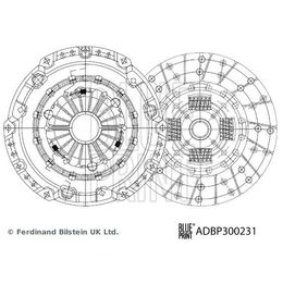 Blue Print Kupplungssatz adbp300231 f&uuml;r Ford ASIA & OCEANIA MAZDA