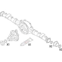 CORTECO Dichtungssatz, Differential 19536184 hinten