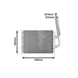 Van Wezel W&auml;rmetauscher, Innenraumheizung 43006220 f&uuml;r RENAULT