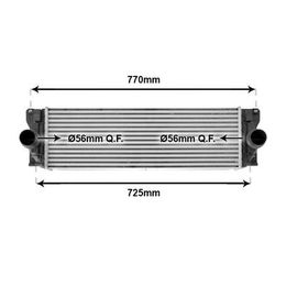 Van Wezel Ladeluftk&uuml;hler 30004582 f&uuml;r MERCEDES-BENZ VW