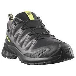Trailrunningschuh Salomon "XA PRO 3D V9 GORE-TEX", Herren, Gr. 43, schwarz, schwarz gull gray, acid lime, Synthetik, Textil, Schuhe, wasserdicht