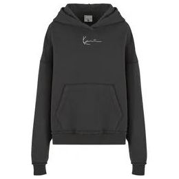 Kapuzensweatshirt Karl Kani "Karl Kani Karl Kani Small Signature Washed Os Hoodie", Damen, Gr. XL, schwarz, 65% Baumwolle, 35% Polyester, Sweatshirts