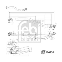 febi bilstein 196150 Vorderachse