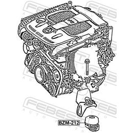 FEBEST Lagerung, Motor bzm212 vorne f&uuml;r Mercedes