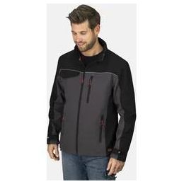 Softshelljacke HERO by John Medoox "JOEL Softshelljacke", Herren, Gr. 3XL, anthra, schwarz, Softshell, 100% Polyester, regular fit, Jacken Softshelljacke, Sherpa fleece Straight Fit Casual Sherpa f&uuml;r Herren