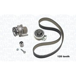 MAGNETI MARELLI Wasserpumpe + Zahnriemensatz 341404770002 f&uuml;r Ford SEAT Audi JEEP MITSUBISHI DODGE