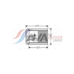 AVA QUALITY COOLING W&auml;rmetauscher, Innenraumheizung hy6168 f&uuml;r KIA