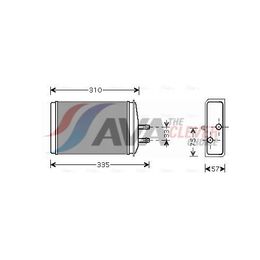 AVA QUALITY COOLING W&auml;rmetauscher, Innenraumheizung sa6016 f&uuml;r Skoda