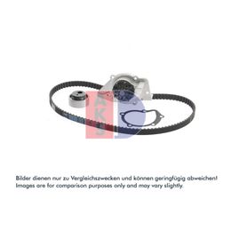 AKS DASIS Wasserpumpe + Zahnriemensatz 570281n f&uuml;r Citro&euml;n/Peugeot ALFAROME/Fiat/LANCI