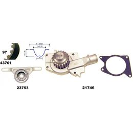 MAPCO Wasserpumpe + Zahnriemensatz 41701 f&uuml;r Ford