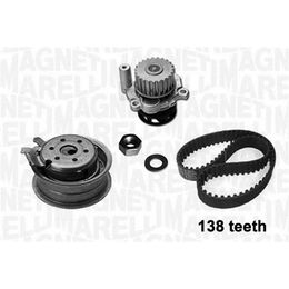 MAGNETI MARELLI Wasserpumpe + Zahnriemensatz 341403640002 f&uuml;r SEAT Audi