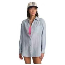Langarmshirt Billabong "Wanderer", Damen, Gr. XL, twilight blau, Obermaterial: 100% Walkfrottier;, Shirts Langarmshirt