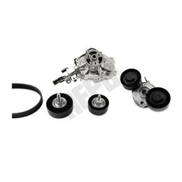 Hepu Wasserpumpe + Keilrippenriemensatz pk26810 f&uuml;r LAND ROVER JAGUAR