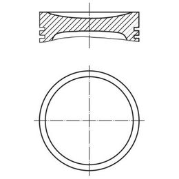 Mahle Kolben 0039401