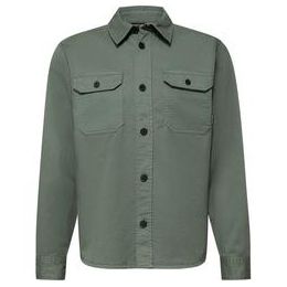 Kurzjacke Street One MEN, Herren, Gr. XXL (46), dusty mint, Web, 98% Baumwolle, 2% Elasthan, unifarben, normal normal, V-Ausschnitt, B&uuml;ndchen, Jacken Kurzjacke, mit Brusttaschen