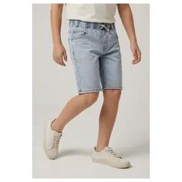 Levi's Jeansbermudas LEVI'S KIDS "LVB SKINNY FIT DOBBY SHORT", Jungen, Gr. 4 (104), N-Gr, kiss and goo, Denim/Jeans, Obermaterial: 68% Baumwolle, 31% Polyester, 1% Elasthan, skinny fit, Jeans, for BOYS