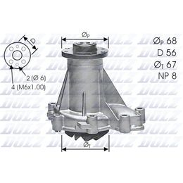 DOLZ Wasserpumpe m176 f&uuml;r Mercedes
