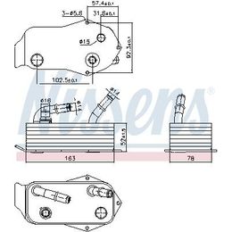 NISSENS &Ouml;lk&uuml;hler, Automatikgetriebe 91353 f&uuml;r BMW
