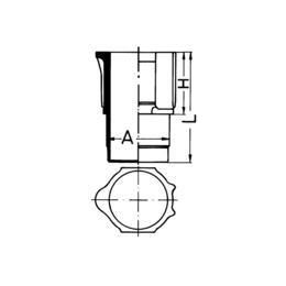 KOLBENSCHMIDT Zylinderlaufbuchse 89309110