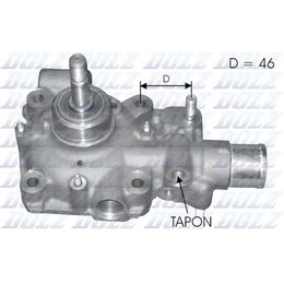 DOLZ Wasserpumpe b121 f&uuml;r Iveco RENAULT TRUCKS