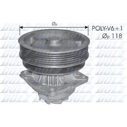 DOLZ Wasserpumpe s224 f&uuml;r Peugeot Fiat