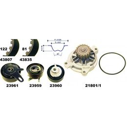 MAPCO Wasserpumpe + Zahnriemensatz 418191 f&uuml;r VOLVO VW VAG