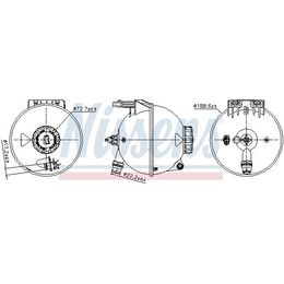 NISSENS Ausgleichsbeh&auml;lter, K&uuml;hlmittel 996309 f&uuml;r MERCEDES-BENZ