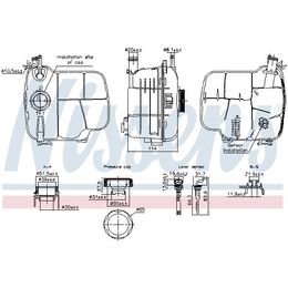 NISSENS Ausgleichsbeh&auml;lter, K&uuml;hlmittel 996305 f&uuml;r Opel