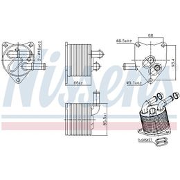 NISSENS &Ouml;lk&uuml;hler, Automatikgetriebe 91512 f&uuml;r DS