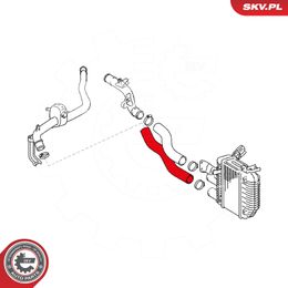 ESEN SKV Ladeluftschlauch 43skv042 unten f&uuml;r TOYOTA