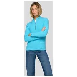 Strickpullover Rabe "Pullover", Damen, Gr. 48, t&uuml;rkis, 50%Polyester, 30%Viskose, 20%Polyamid, unifarben, gerade, gerader Abschluss, Pullover Strickpullover