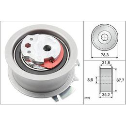 INA Spannrolle, Zahnriemen 531062830 f&uuml;r VW Chrysler MITSUBISHI