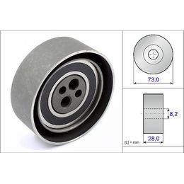 INA Spannrolle, Zahnriemen 531010320 f&uuml;r VW