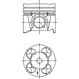 KOLBENSCHMIDT Kolben 41287620