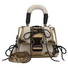 Henkeltasche Steve Madden "Steve Madden Taschen Textil", Damen, Gr. onesize, beige, gold, Textil, Taschen