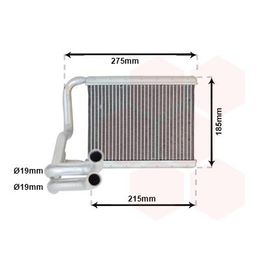 Van Wezel W&auml;rmetauscher, Innenraumheizung 82006213 f&uuml;r HYUNDAI