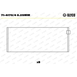 GLYCO 7141704025mm f&uuml;r RENAULT
