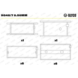GLYCO h0487050mm f&uuml;r Mercedes