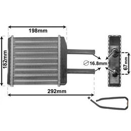 Van Wezel W&auml;rmetauscher, Innenraumheizung 81006024 f&uuml;r DAEWOO