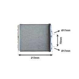 Van Wezel W&auml;rmetauscher, Innenraumheizung 13006226 f&uuml;r NISSAN