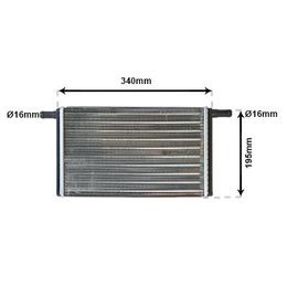 Van Wezel W&auml;rmetauscher, Innenraumheizung 58006068 f&uuml;r VW