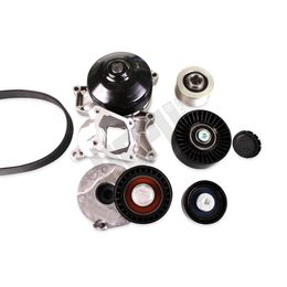 Hepu Wasserpumpe + Keilrippenriemensatz pk04212 f&uuml;r BMW OPEL
