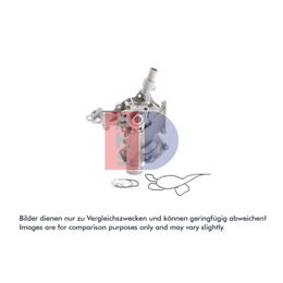 AKS DASIS Wasserpumpe 570507n f&uuml;r Opel