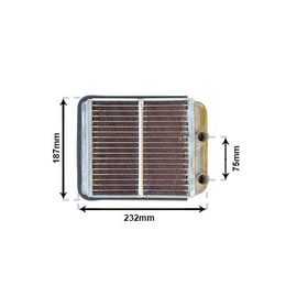 Van Wezel W&auml;rmetauscher, Innenraumheizung 32006186 f&uuml;r MITSUBISHI