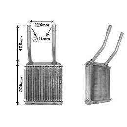 Van Wezel W&auml;rmetauscher, Innenraumheizung 37006132 f&uuml;r OPEL