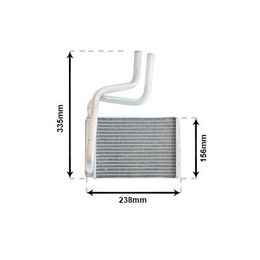 Van Wezel W&auml;rmetauscher, Innenraumheizung 18006286 f&uuml;r Ford