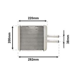 Van Wezel W&auml;rmetauscher, Innenraumheizung 81006027 f&uuml;r DAEWOO