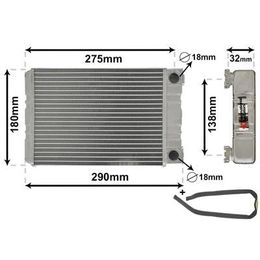 Van Wezel W&auml;rmetauscher, Innenraumheizung 30006312 f&uuml;r Mercedes